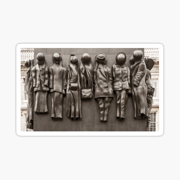 "Monument to the Women of World War Two" Sticker for Sale by SMartin ...