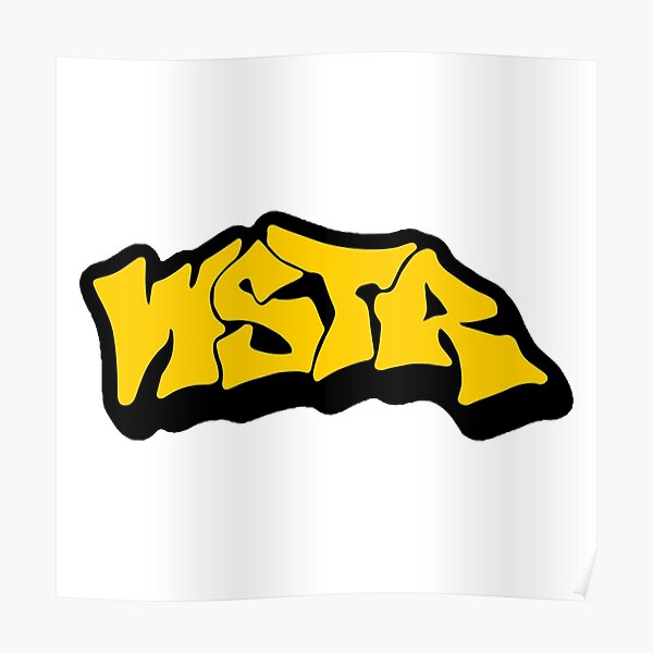 "WSTR Band Logo" Poster for Sale by NickTuzz | Redbubble