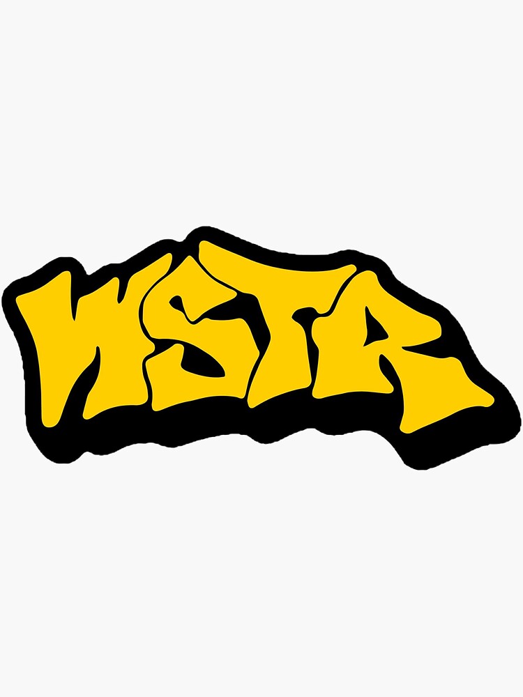 "WSTR Band Logo" Sticker for Sale by NickTuzz | Redbubble