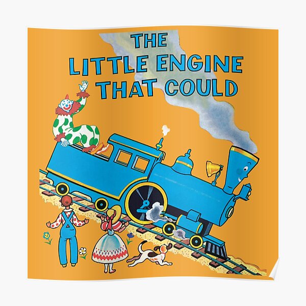 "The Little Engine That Could little golden book classic illustration ...
