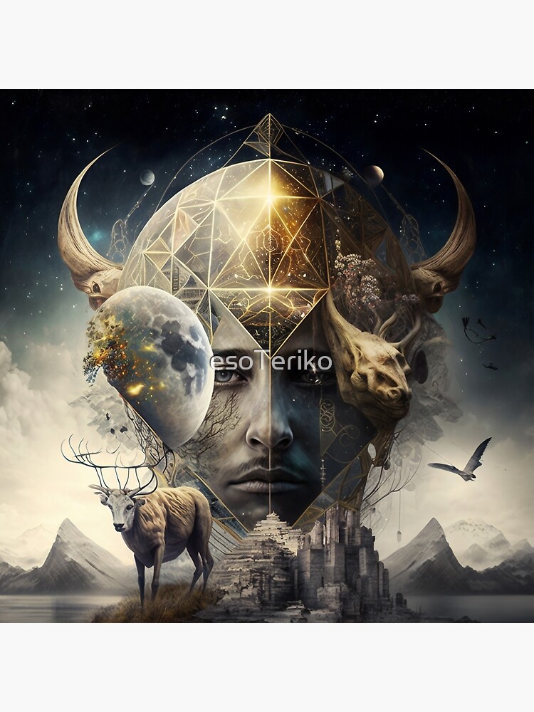 "Esoteric Wall Art, Metal Wall Art, Sagittarius, Female, Male, Zodiacal ...