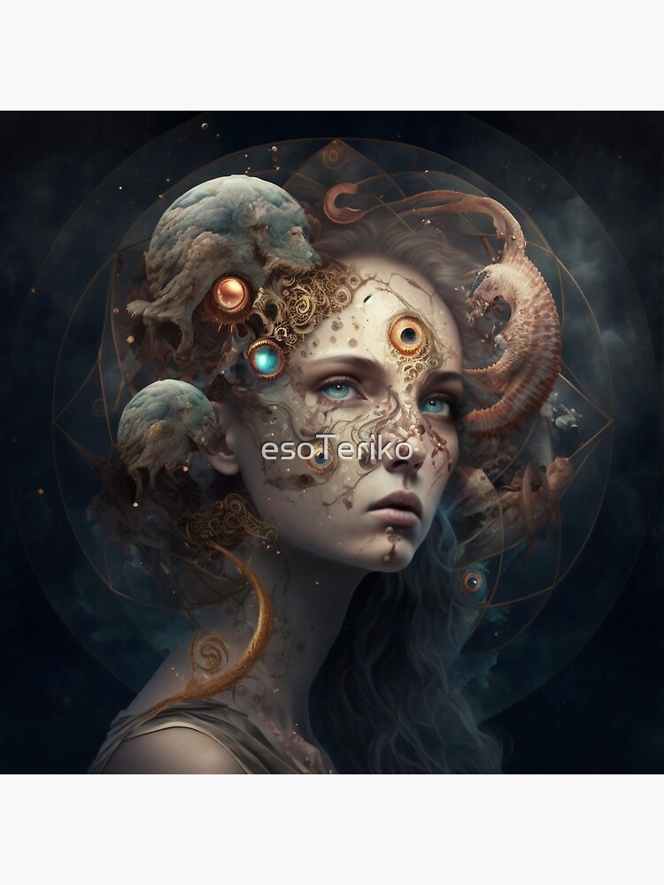 "Esoteric Wall Art, Metal Wall Art, Scorpio, Female, Male, Zodiacal ...