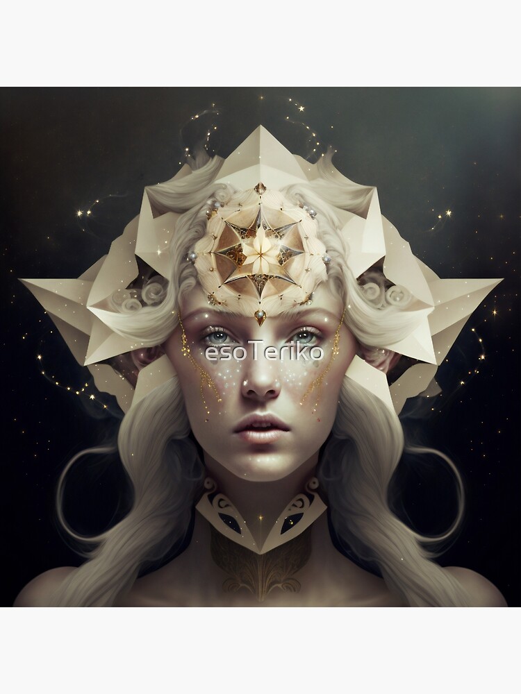 "Esoteric Wall Art, Metal Wall Art, Virgo, Female, Zodiacal Sign ...