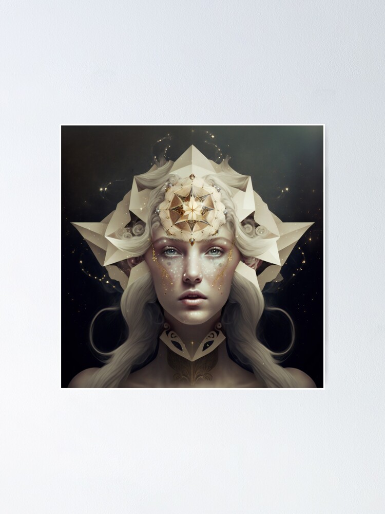 "Esoteric Wall Art, Metal Wall Art, Virgo, Female, Zodiacal Sign ...