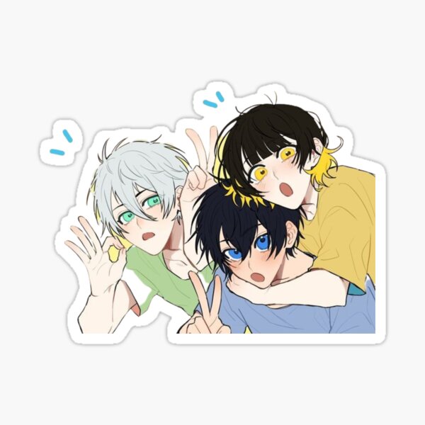 "Bachira, nagi and isagi" Sticker for Sale by Sbgh | Redbubble