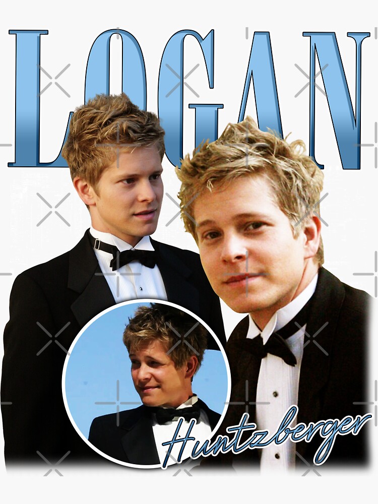 "Logan Huntzberger Signature Vintage Retro Bootleg Rap Style" Sticker ...