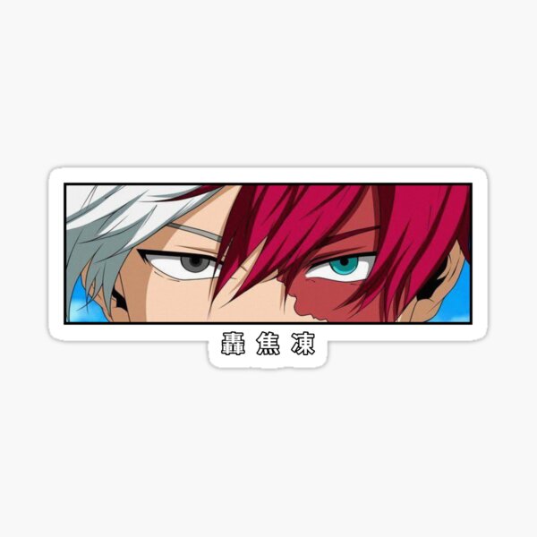 "Shoto-Stare-Mha" Sticker for Sale by KamkamVI | Redbubble