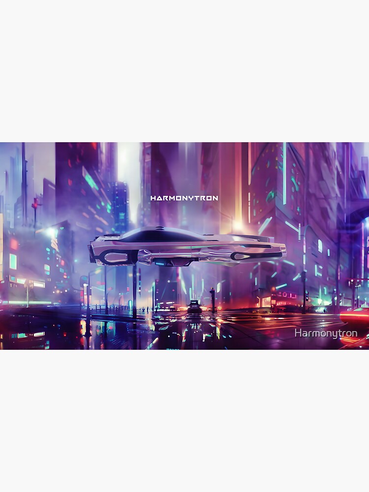 "CYBER CAR" Sticker for Sale by Harmonytron | Redbubble