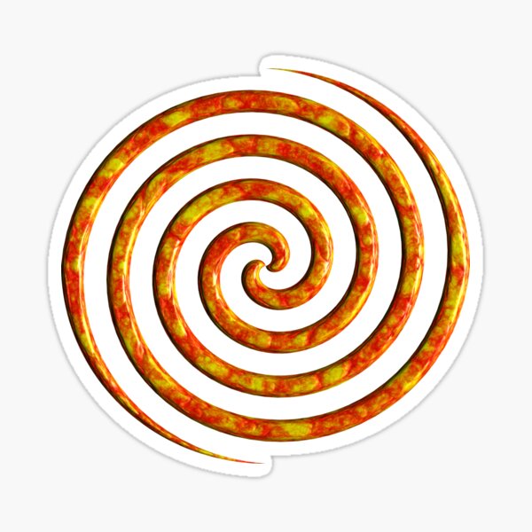 "Fire Vortex" Sticker by cleversatility | Redbubble