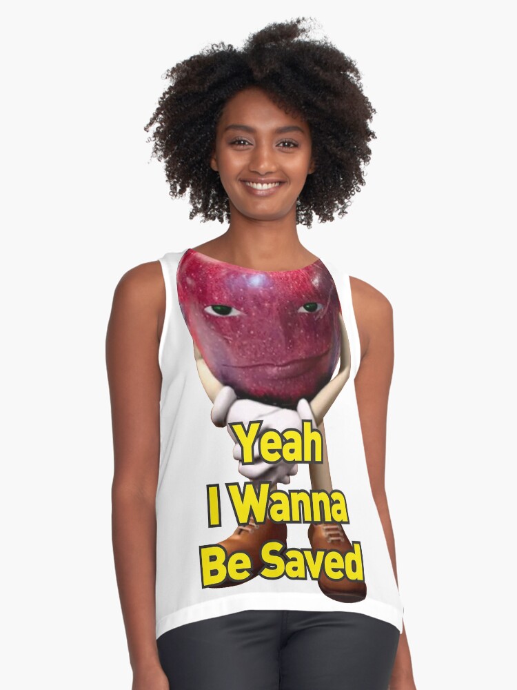 "Ohio rizz apple, i wanna be saved apple meme from TikTok." Sticker for ...