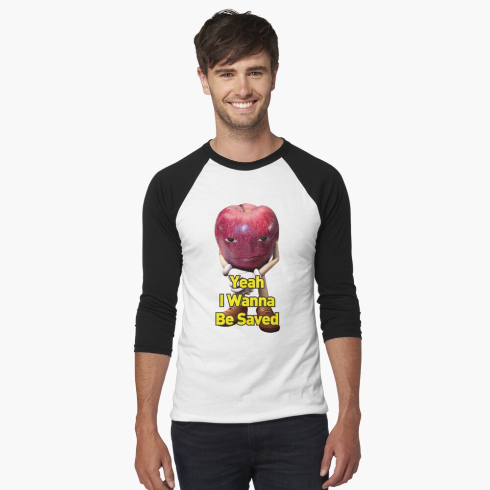 "Ohio rizz apple, i wanna be saved apple meme from TikTok." Sticker for ...