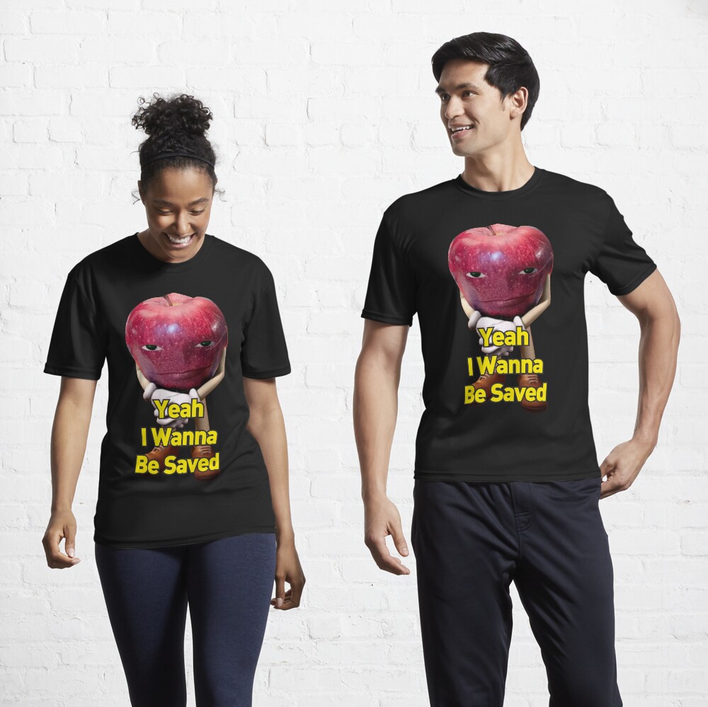 "Ohio rizz apple, i wanna be saved apple meme from TikTok." Sticker for ...