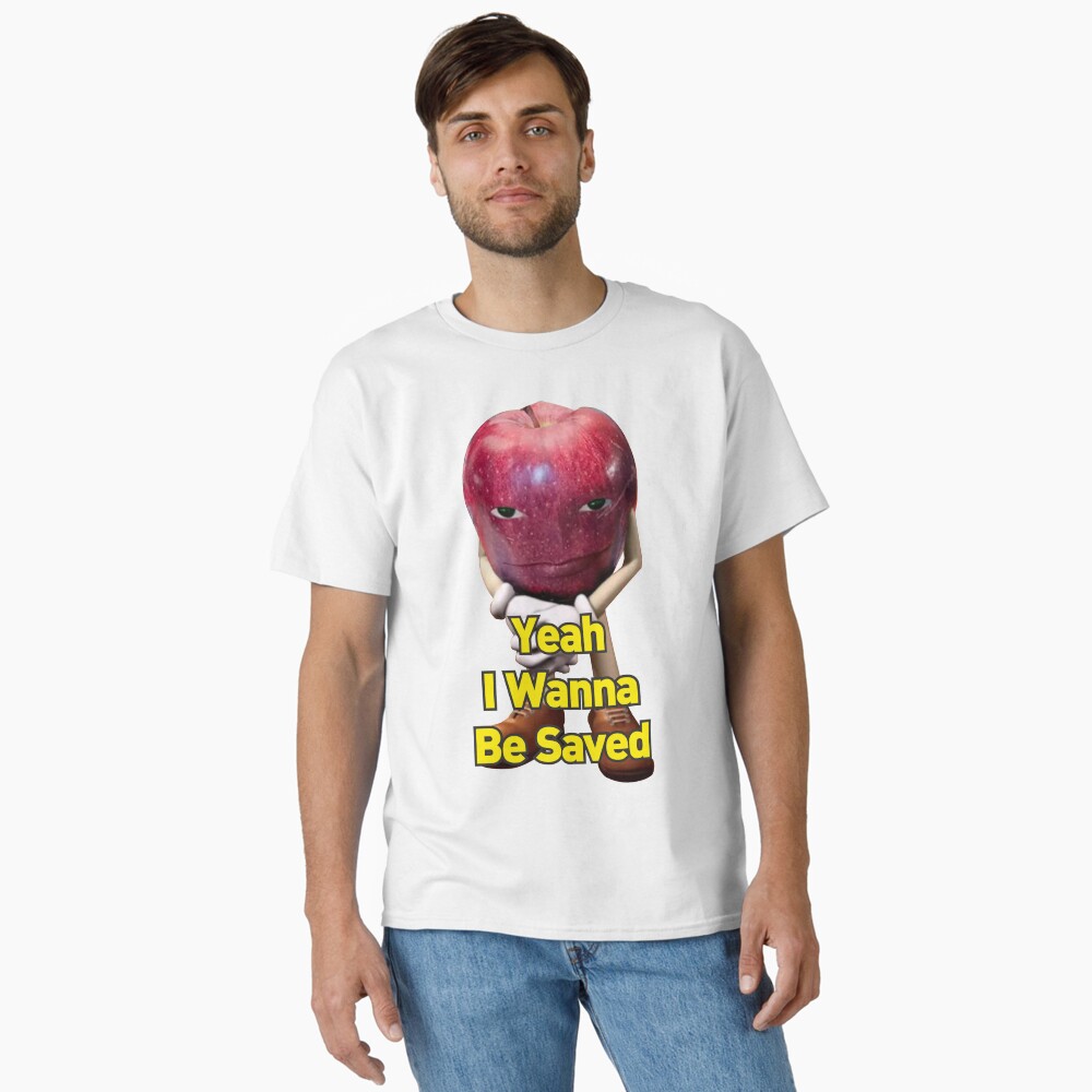 "Ohio rizz apple, i wanna be saved apple meme from TikTok." Sticker for ...