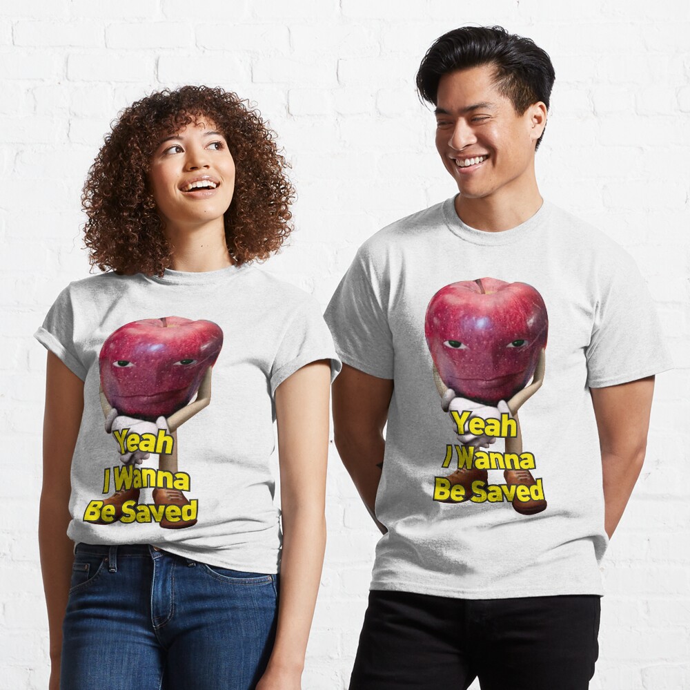 "Ohio rizz apple, i wanna be saved apple meme from TikTok." Sticker for ...