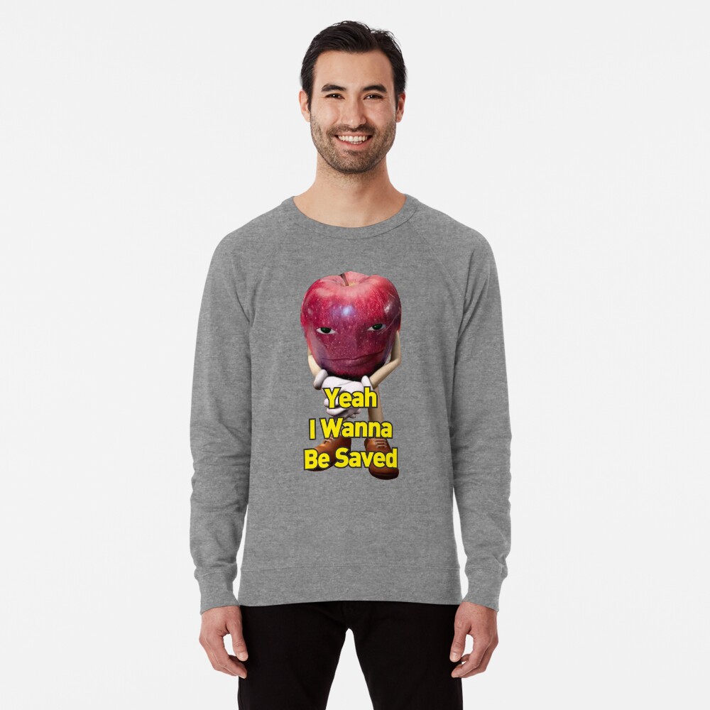 "Ohio rizz apple, i wanna be saved apple meme from TikTok." Sticker for ...