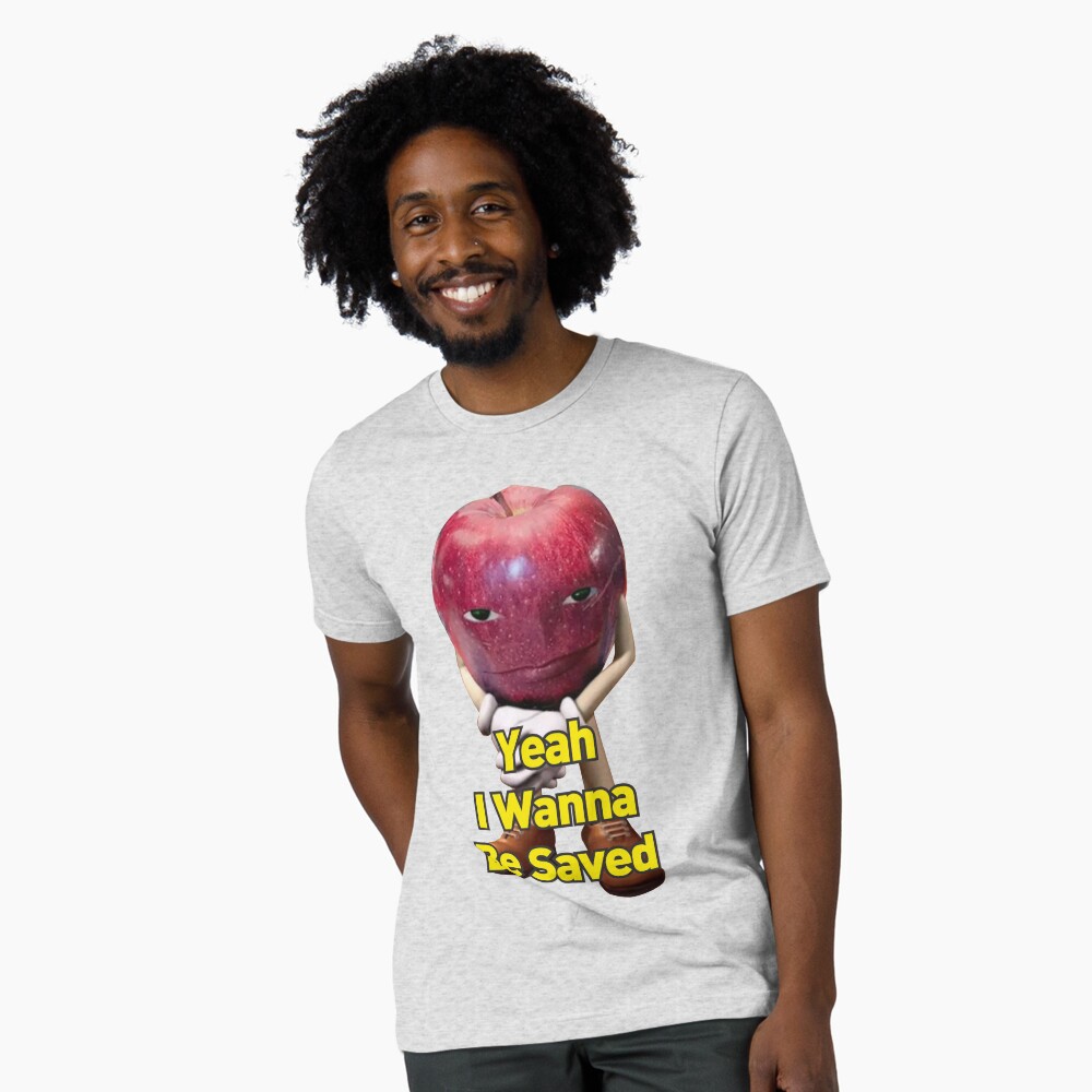 "Ohio rizz apple, i wanna be saved apple meme from TikTok." Sticker for ...