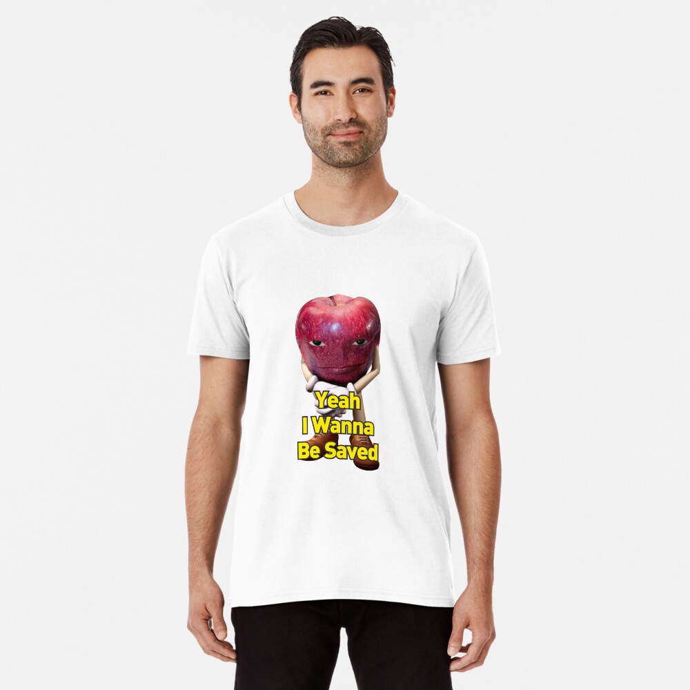 "Ohio rizz apple, i wanna be saved apple meme from TikTok." Sticker for ...