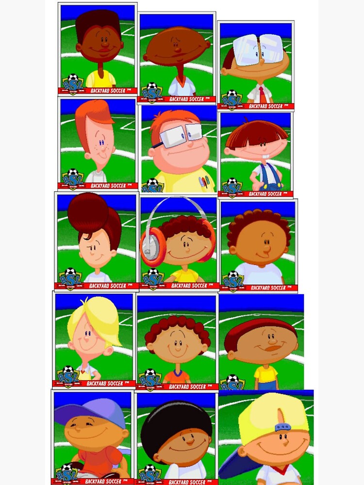 "Backyard sports boys collage" Sticker for Sale by Beanziesdadshop ...