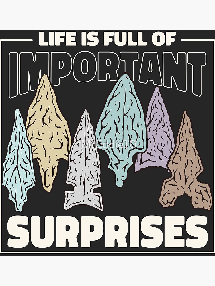 "Arrowhead Hunting Vintage Art For Collectors" Sticker for Sale by ...