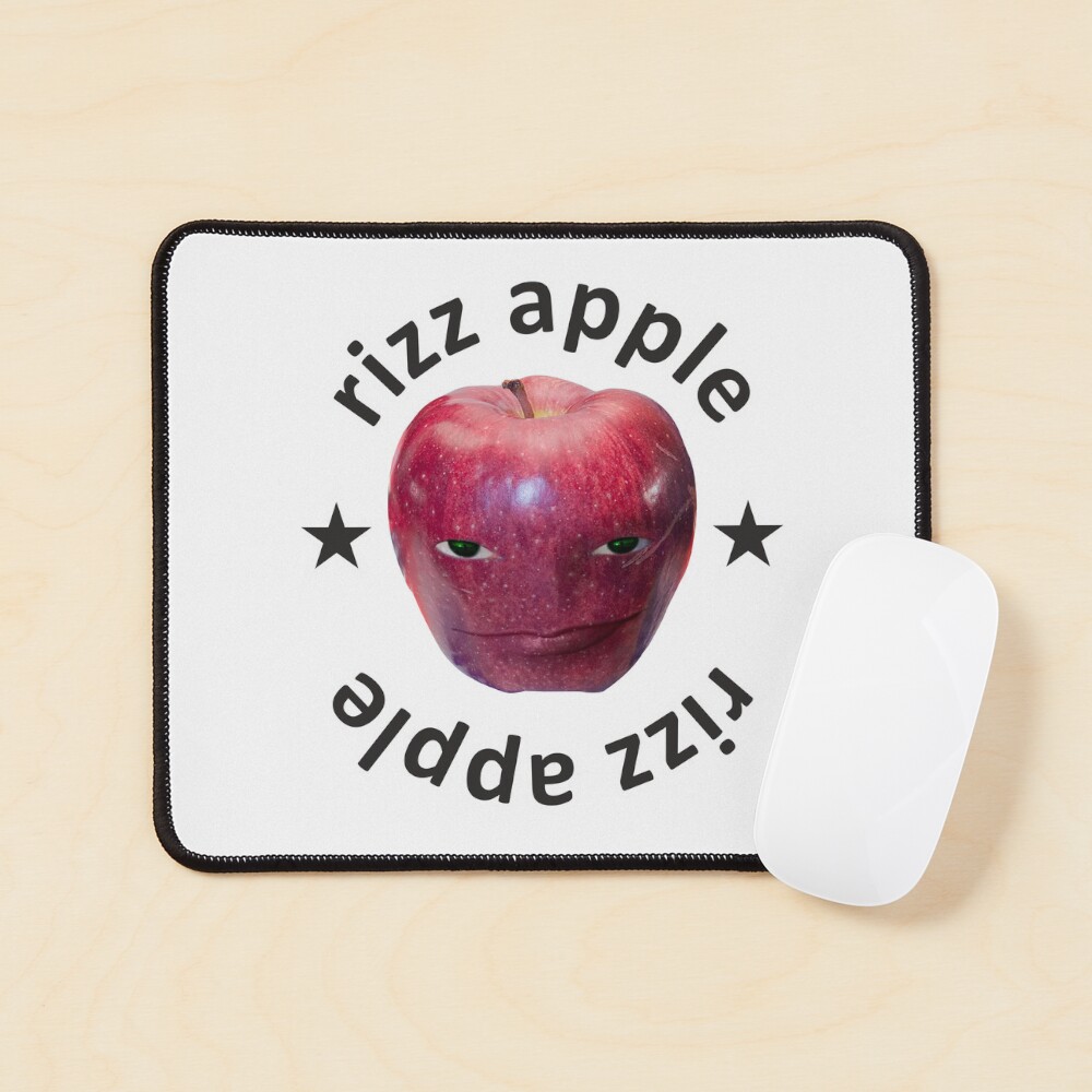 " Ohio rizz apple, apple meme from TikTok v3." Poster for Sale by ...