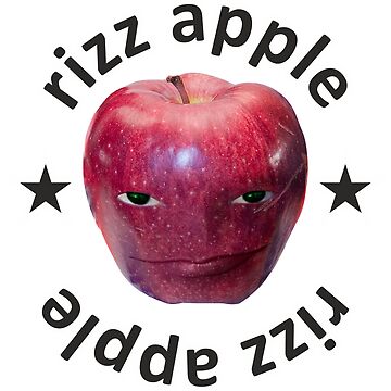 " Ohio rizz apple, apple meme from TikTok v3." Poster for Sale by ...