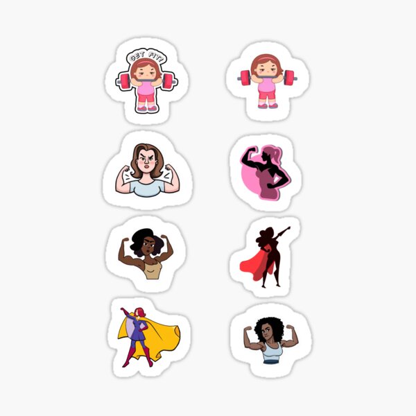"Strong Women Sticker Pack " Sticker for Sale by JandyDesign | Redbubble