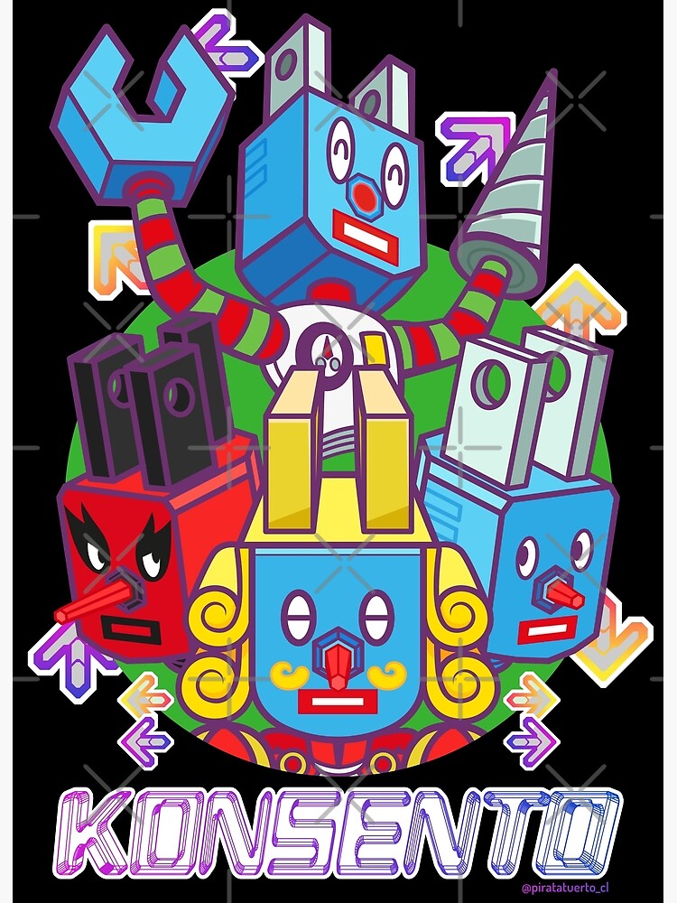 "KONSENTO ROBO-SQUAD" Poster for Sale by PirataTuerto | Redbubble