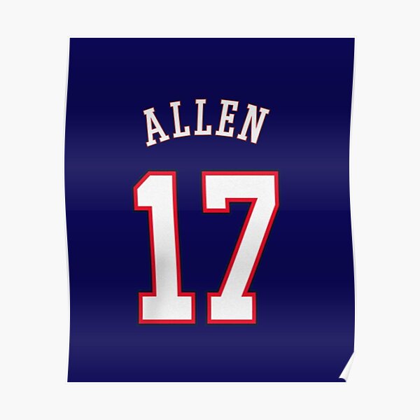"Josh Allen" Poster for Sale by Mikalozan | Redbubble