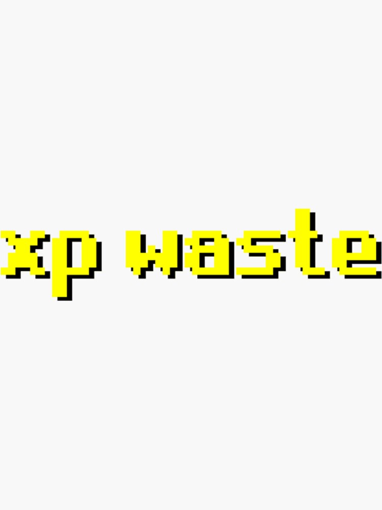 "Runescape xp waste" Sticker for Sale by ChapterCatchers | Redbubble