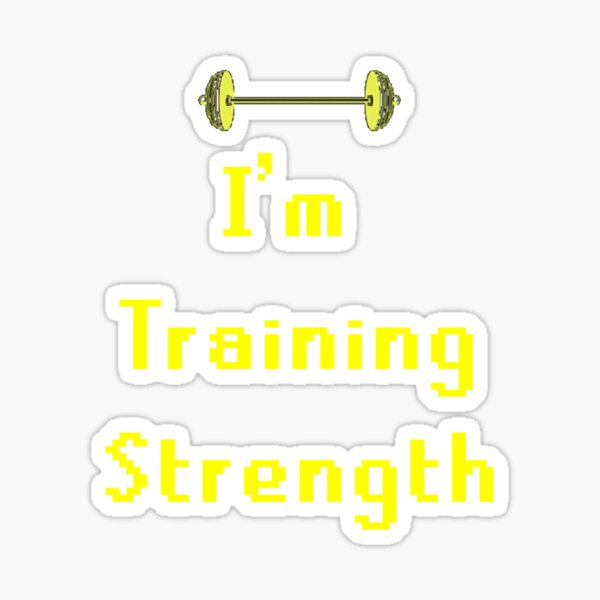 "OSRS Training Strength" Sticker for Sale by ChapterCatchers | Redbubble