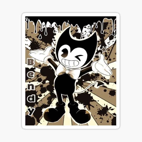 "bendy and the ink machine" Sticker for Sale by lovemyronaa | Redbubble