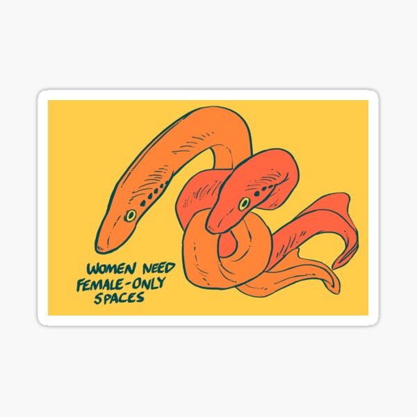 "Lampreys" Sticker for Sale by pillarsalt | Redbubble