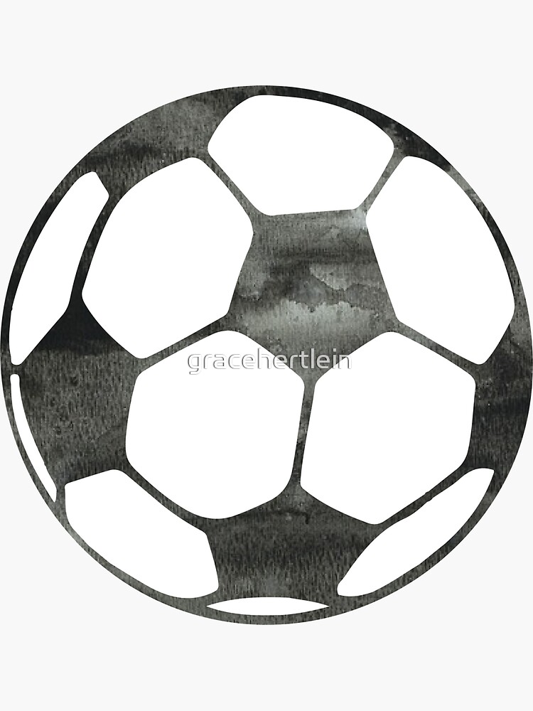 "Soccer Ball" Sticker for Sale by gracehertlein | Redbubble