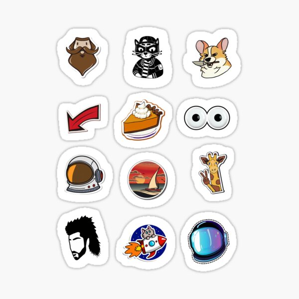 "Most Random Stickers Pack #1 (of 2)" Sticker for Sale by JandyDesign ...