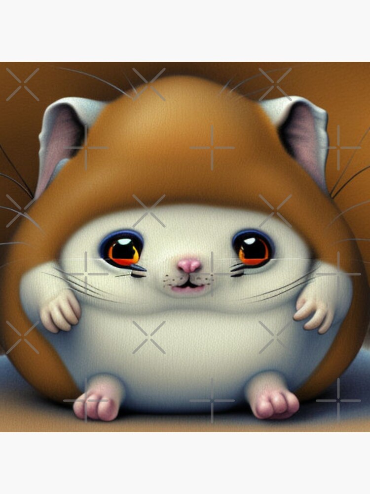 "Squishy Fat Hamster" Sticker for Sale by PaigeCompositor | Redbubble