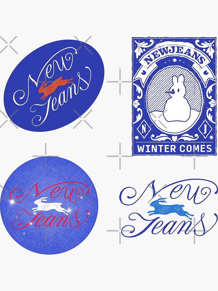 "NewJeans Winter Sticker Pack - Ditto OMG" Sticker for Sale by xenocene ...