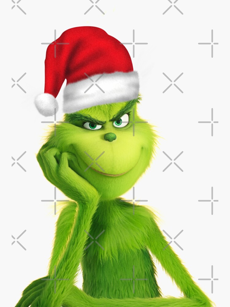 "X-MAS Grinch" Sticker for Sale by Mr---RABBIT | Redbubble