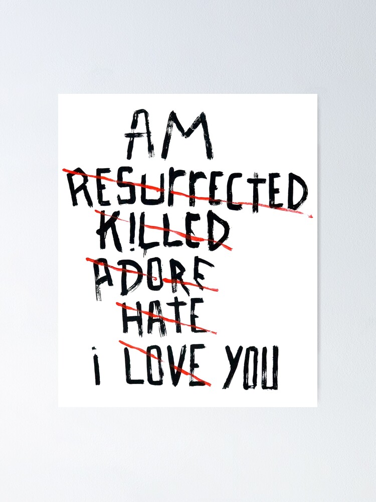 "I AM YOU Poetry Spoken Word Hand Painted Lettering Typography | i love ...
