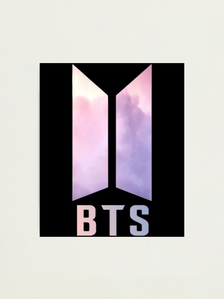 "BTS logo " Photographic Print for Sale by PurePrintTees | Redbubble