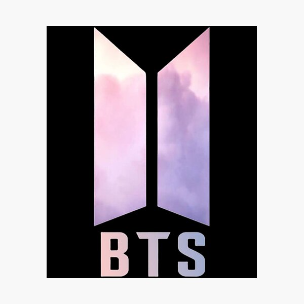 "BTS logo " Photographic Print for Sale by PurePrintTees | Redbubble
