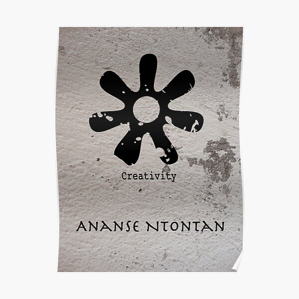 "Ananse Ntontan Adinkra Symbol" Poster by GrimalkinStudio | Redbubble