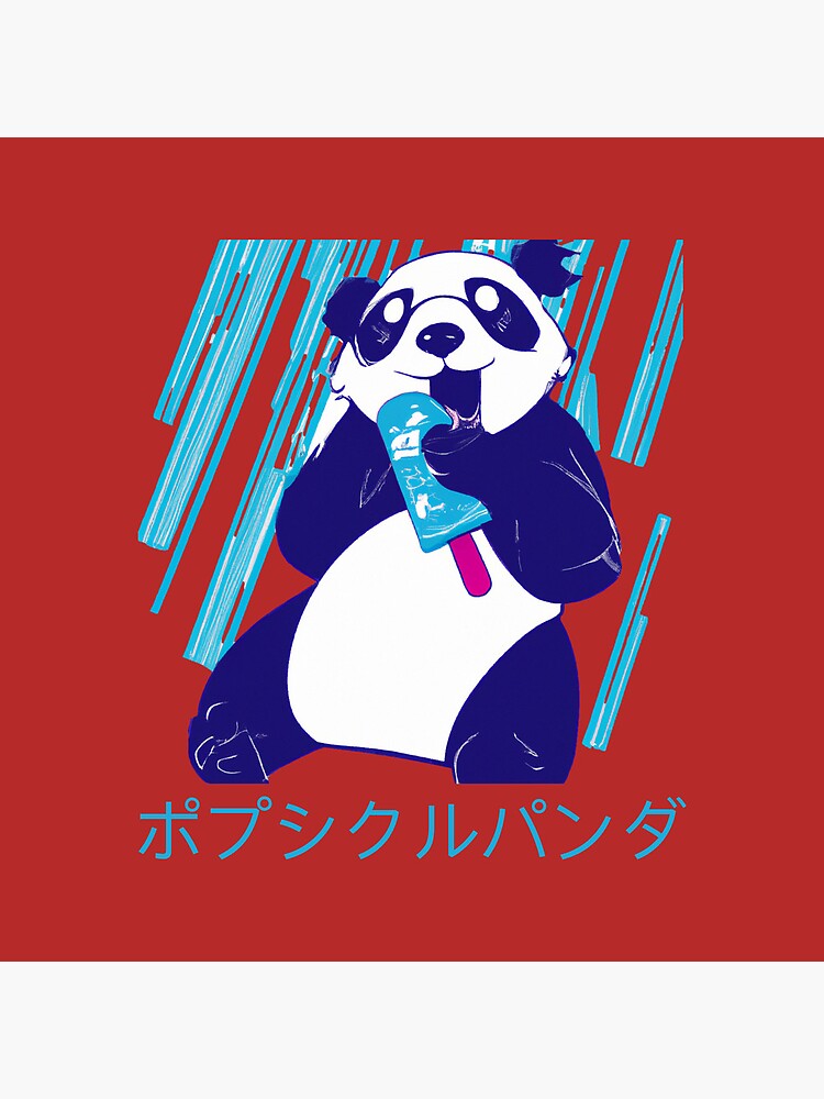 "Cute Kawaii Popsicle Panda Laughing with Joy" Poster for Sale by TmoT ...