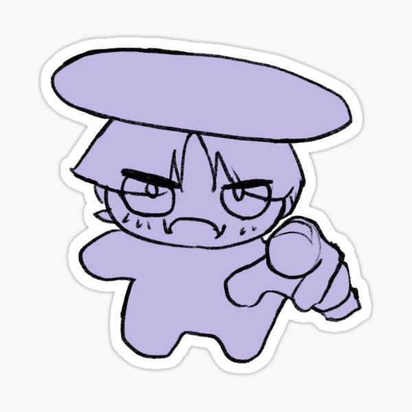 "Scara angy" Sticker for Sale by LocalDaikon | Redbubble