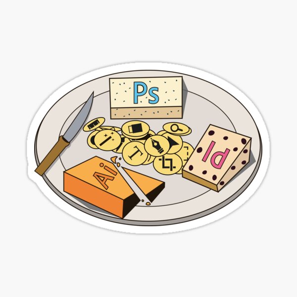 Adobe Indesign Stickers | Redbubble