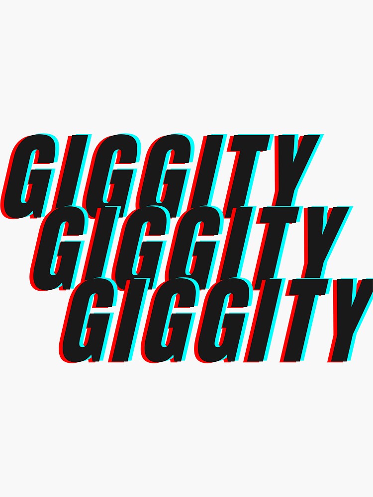 "GIggity premium products by family-outfits " Sticker for Sale by ...