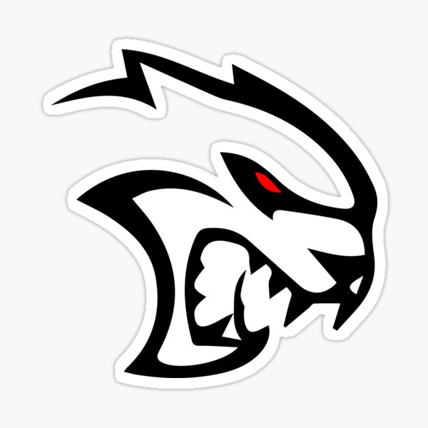 "Hellcat Redeye" Sticker for Sale by RNDM-DSGNS | Redbubble