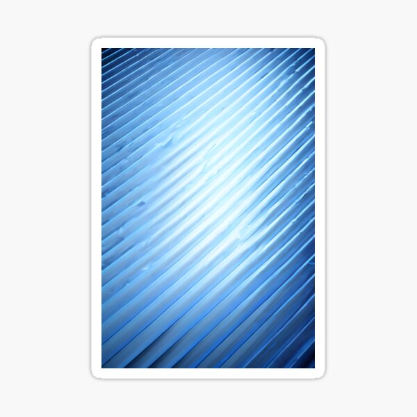 "El Cajon (P0165) - blue reflective metal" Sticker for Sale by ...