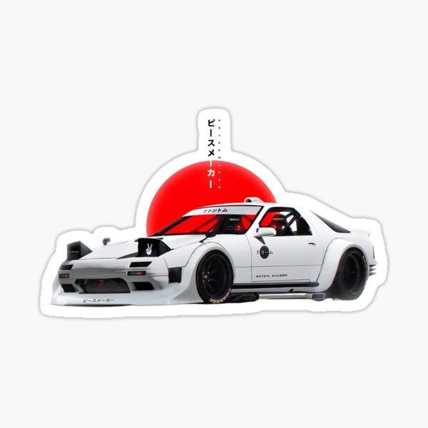 "Mazda RX7" Sticker for Sale by NDDJayasinghe | Redbubble