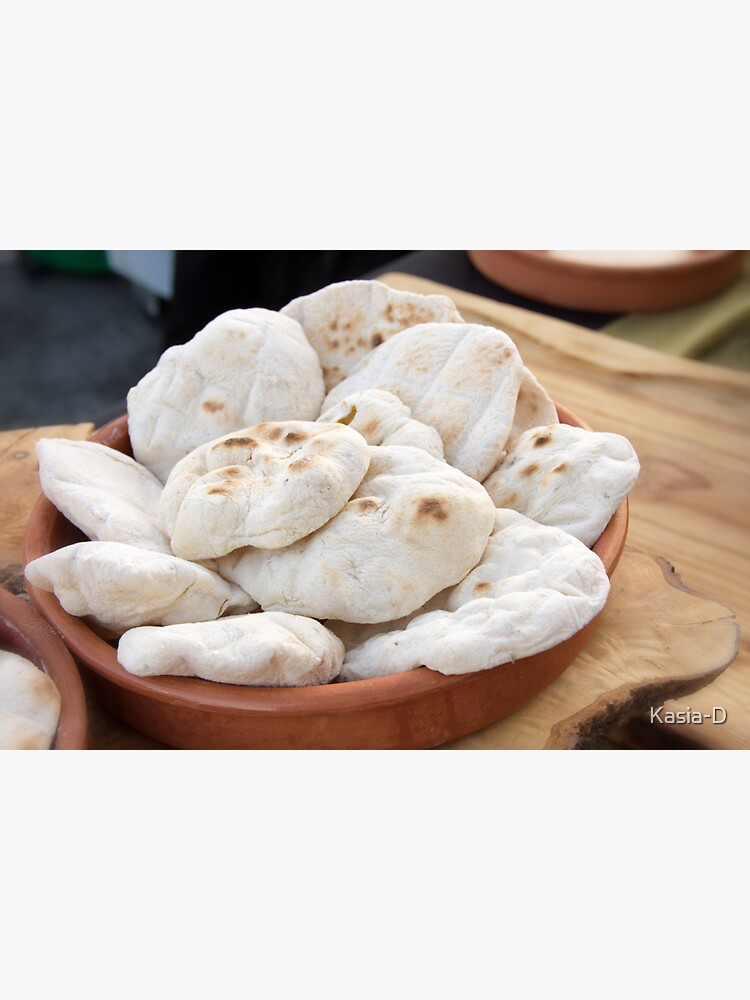 "Fresh Pita Bread" Sticker for Sale by Kasia-D | Redbubble