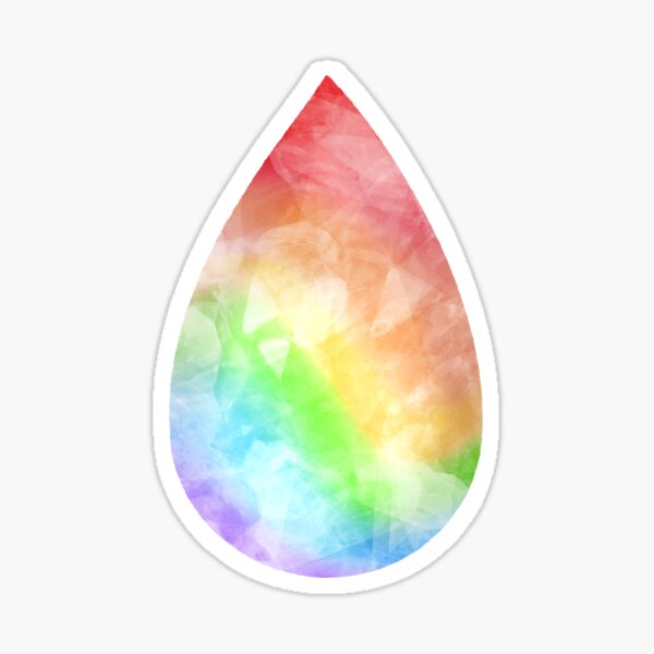 "Rainbow Drop" Sticker for Sale by SonicHearts | Redbubble